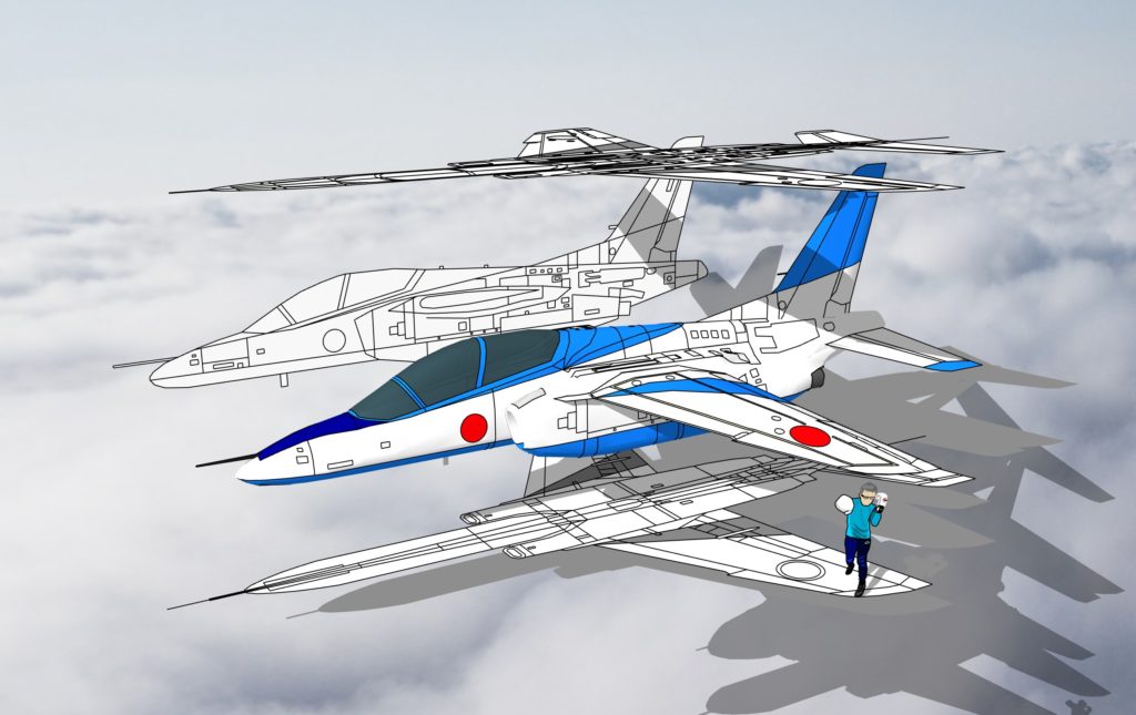 Blue Impulse T-4 – Sunday modeling K